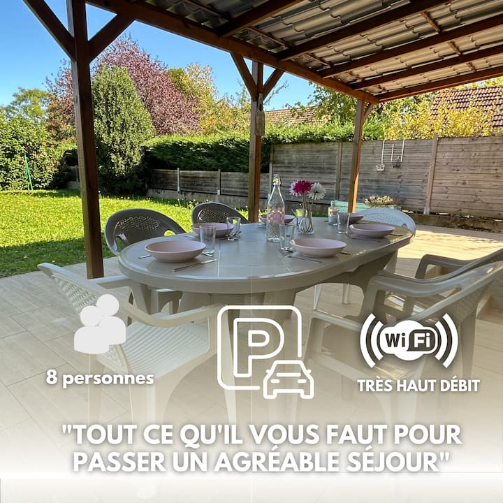 Maison Familiale Avec Jardin&terrasse-proche Vichy - Allier