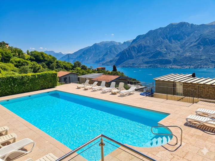 Casa Mk & Mk Ferienwohnung Lake View Swimming Pool - Malcesine