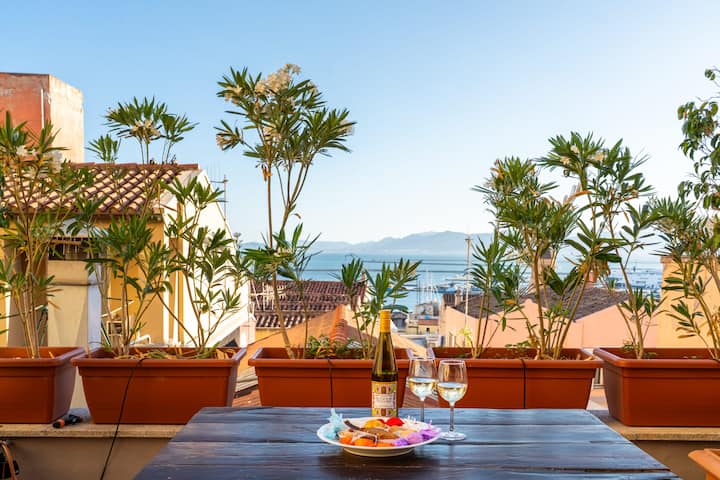 Studio Centro Con Terrazza Vista - Cagliari