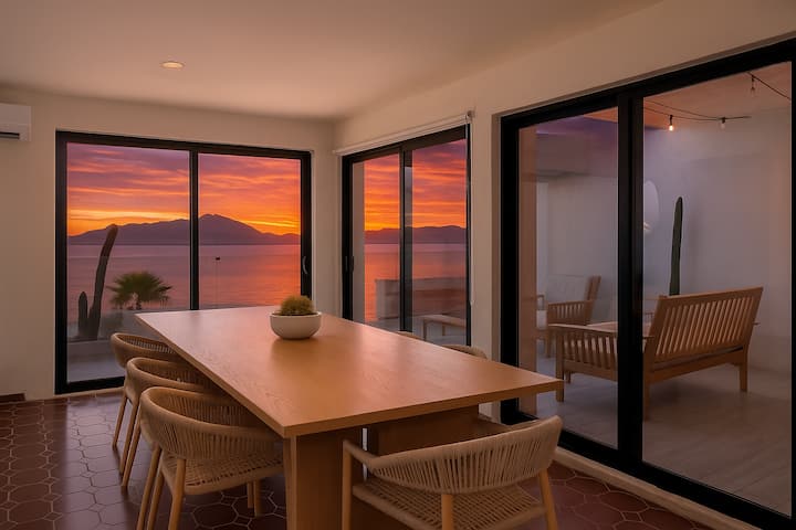 Espectacular Condo: Playa, Vista Al Mar Y Alberca - San Carlos Nuevo Guaymas