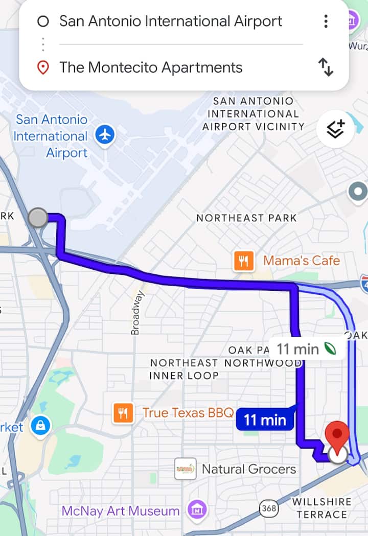 Small Unit Near Airport & Wal-mart - Terrell Hills - San Antonio
