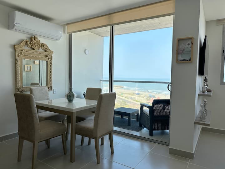 Apt Moderno Frente Al Mar Y Hotel Las Americas - Cartagena