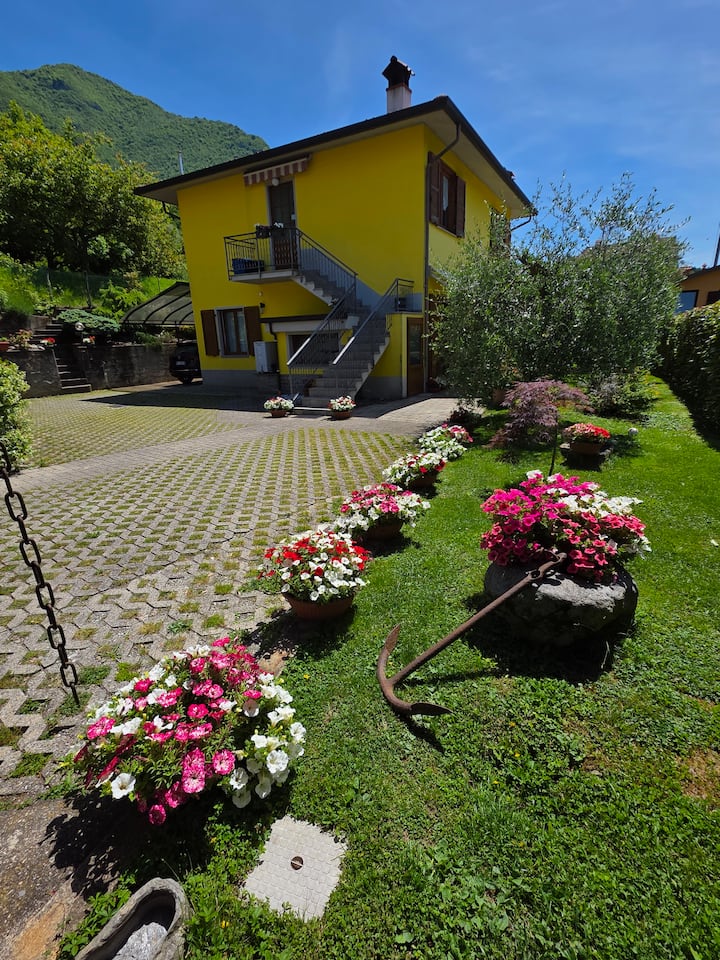 Appartamento In Villa Vista Lago 5 Km Da Varenna - Lake Como