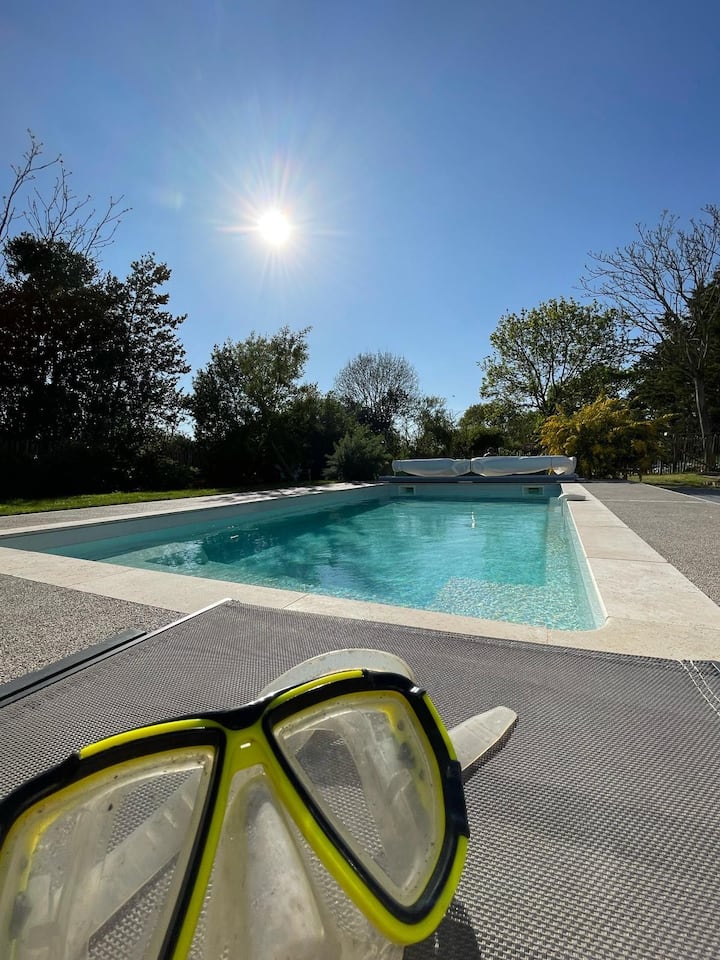 2 Maisons Privatives Avec Piscine Chauffée Et Spa - Saint-Michel-en-l'Herm