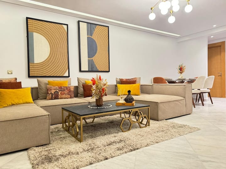 Sublime 3 Br à 5 Min De La Corniche Parking & Wifi - Casablanca