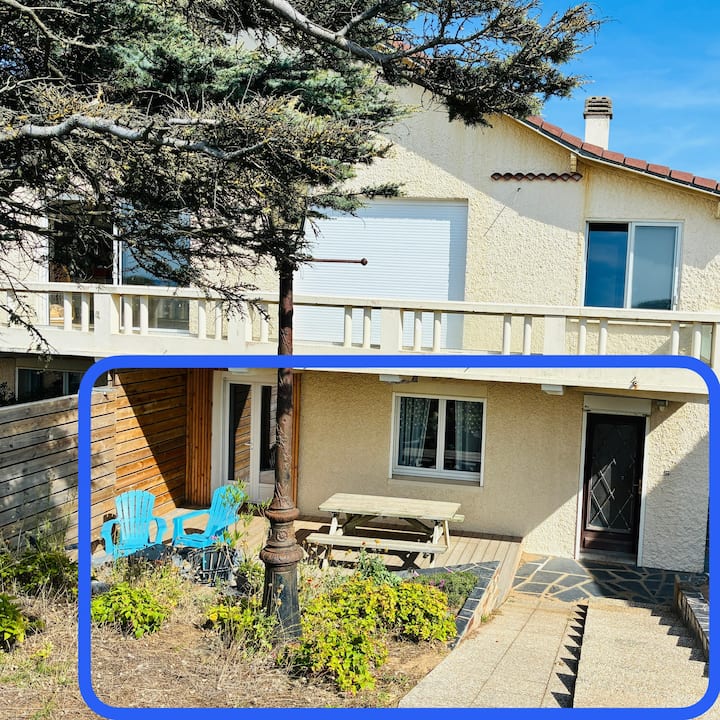Rez-de-chaussée De Maison Face Mer 6 Personnes - Saint-Michel-Chef-Chef