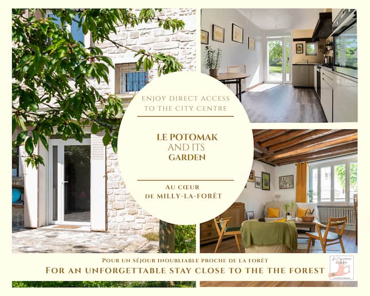 Maison Et Jardin, Centre Historique Milly-la-forêt - Milly-la-Forêt