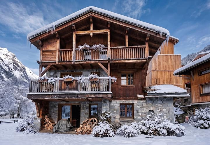 Casa-chalet Brizolée Lake-view Chalet In Tignes - Tignes