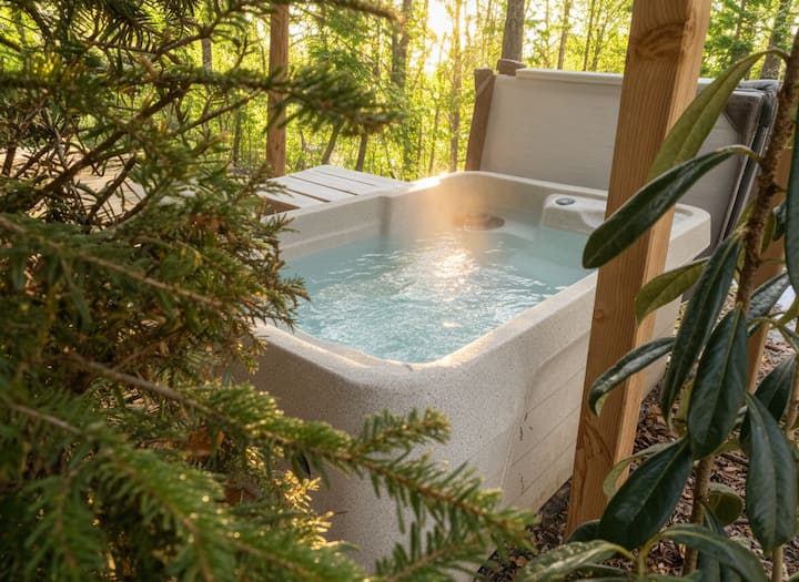 Chalet Romantique Et Spa Privatif En Forêtvosges - Corcieux