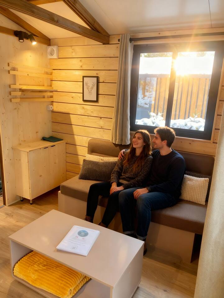 Chalet Romantique Et Spa Privatif En Forêt–vosges - Vosges