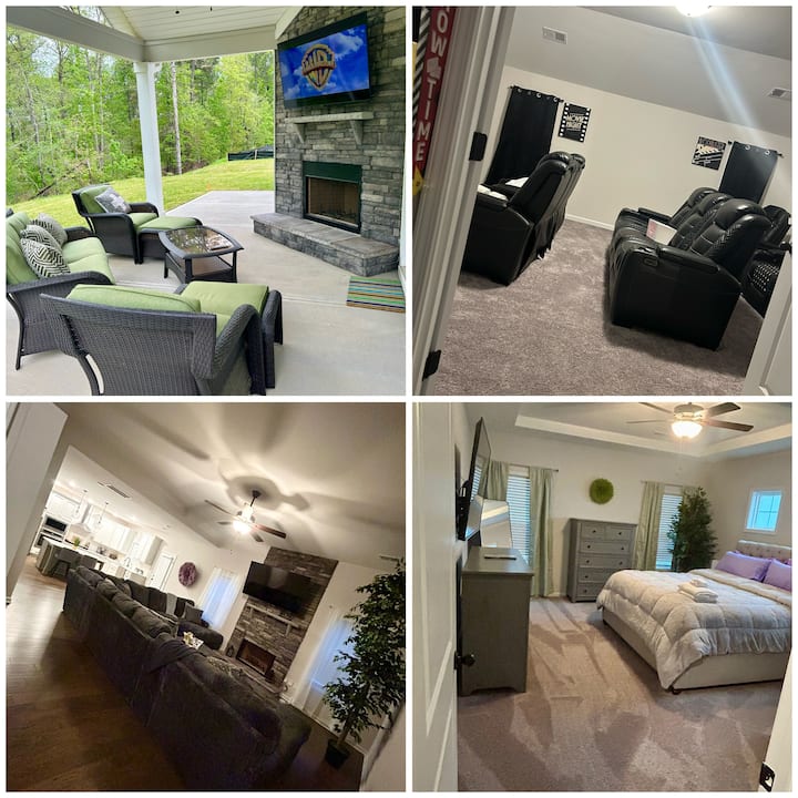 *Summer Escape*-theater Rm, Outdoor Patio/tv - Harlem, GA