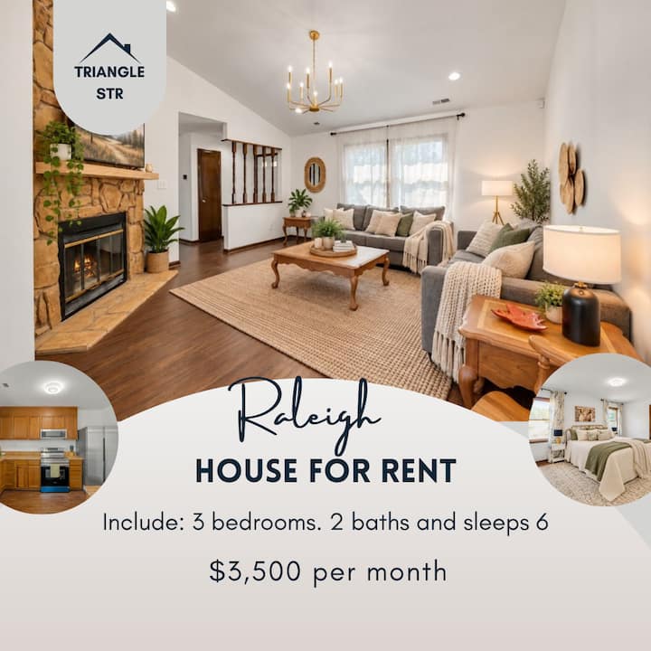 Cute House W Big Fenced Yard - Starts At $3.5k/m - Raleigh, NC