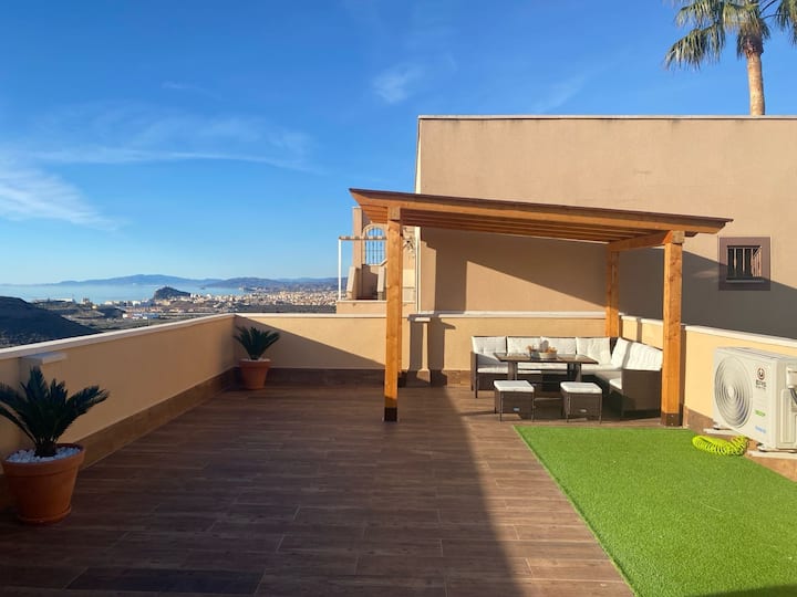 Bright Warm Apt With Nice Views - Águilas