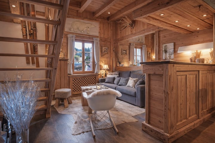 Megève Cœur Duplex Luxe Proche Pistes Et Shopping - Megève