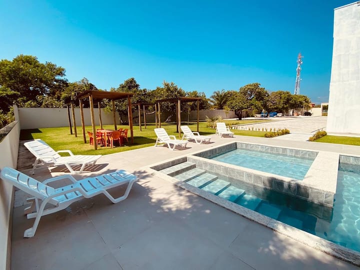 Duplex Com Piscina, A 200 Metros Da Praia! - 普拉杜
