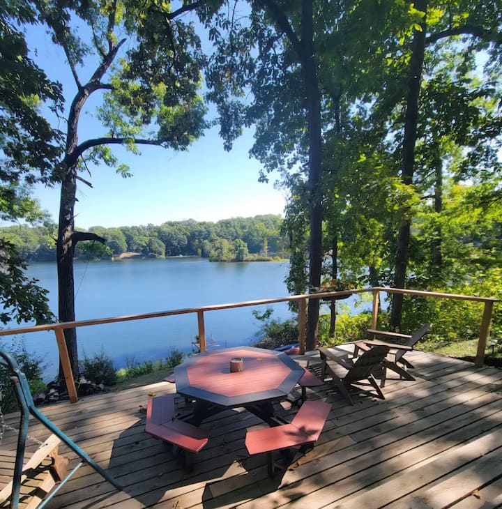Lakefront Fun On Papakeechie | Kayaks & More! - Loon Pond, North Webster