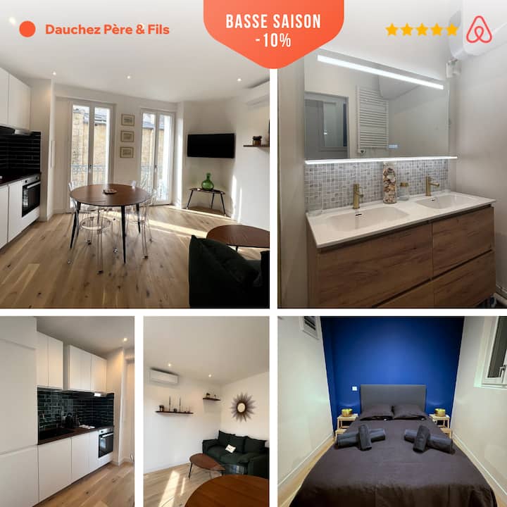 -10% F2 Clim Wifi • ÉCusson Hyper Centre • 2 Pers - Montpellier