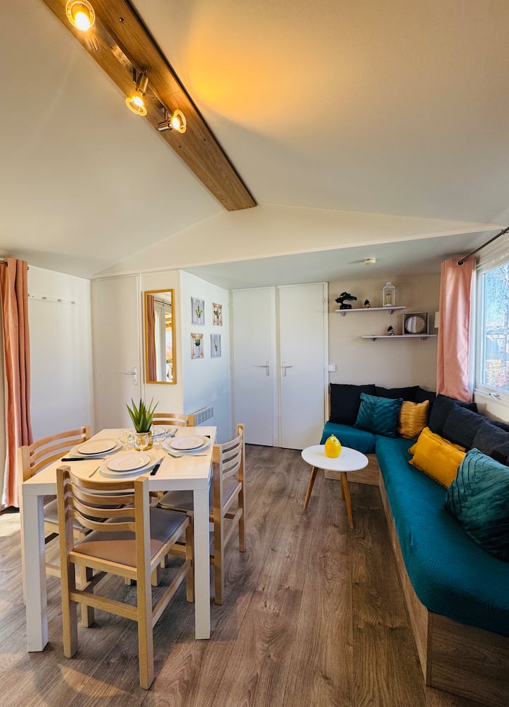 Piscines & Activités Mobil Home Spacieux 3ch 6p/90 - Loir-et-Cher