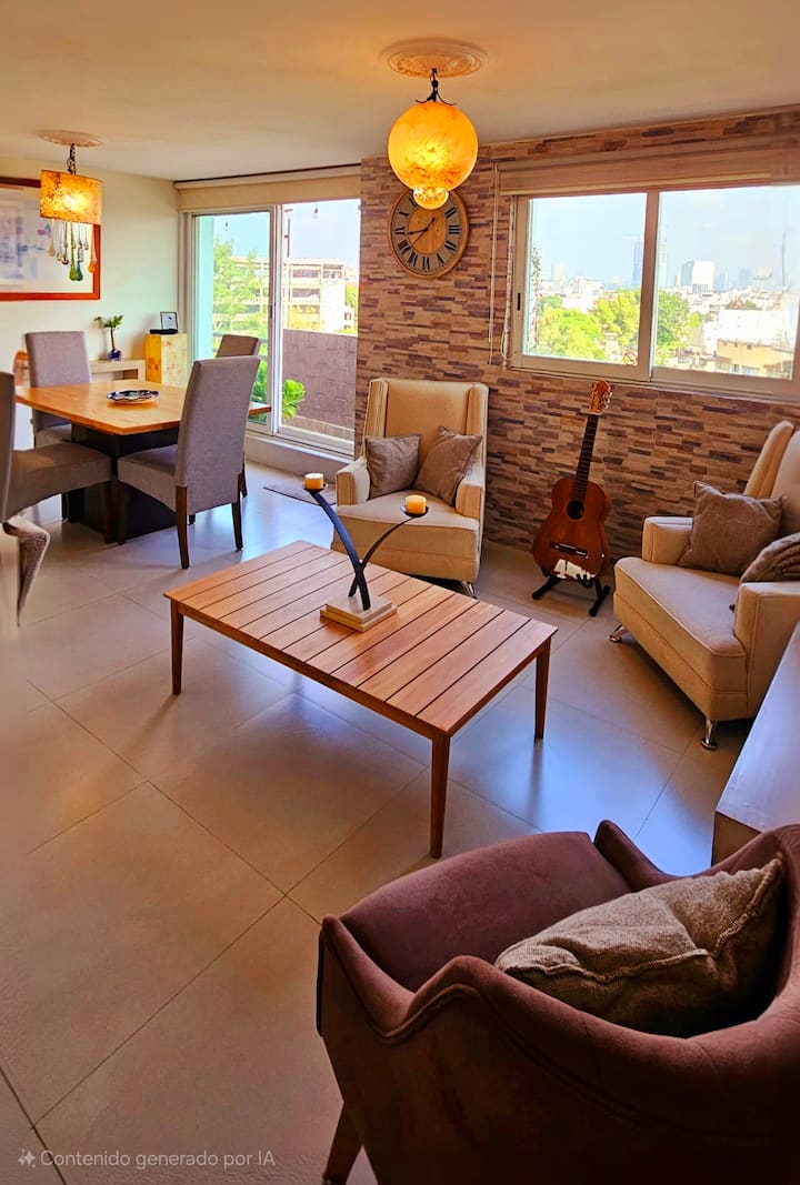 Acogedor Depto Con Balcón Cerca Wtc, Pepsi  Center - Mexico City