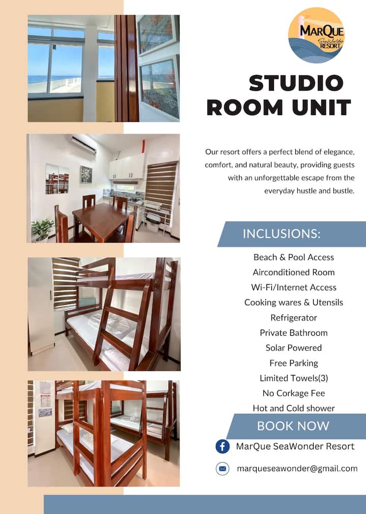Patar Beachfront Studio Room Unit - Bolinao