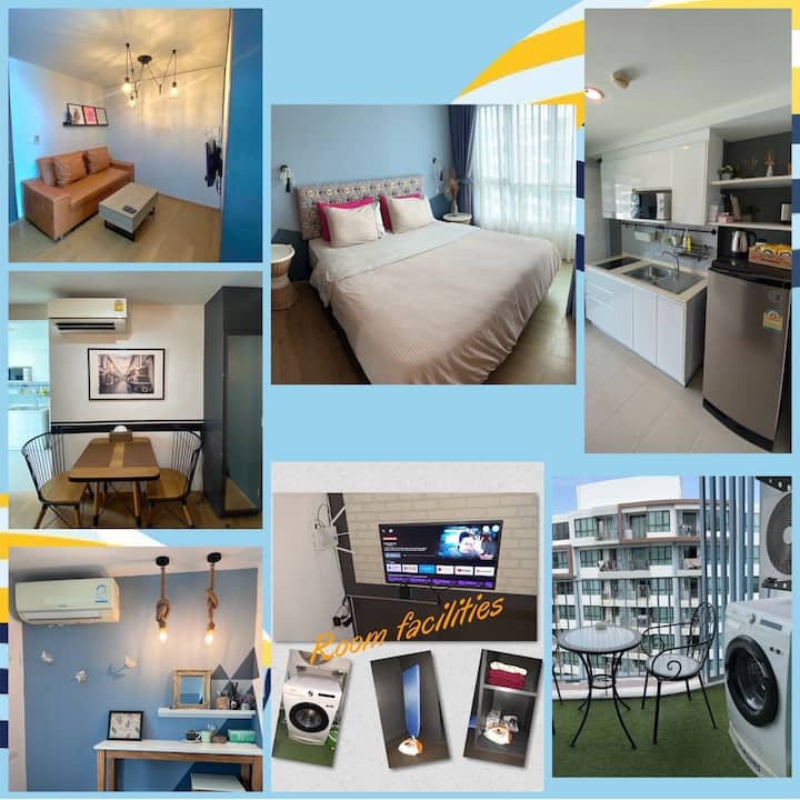 Phuket Town Near Malls.king Size 1 Br,pool,wifi. - Phuket