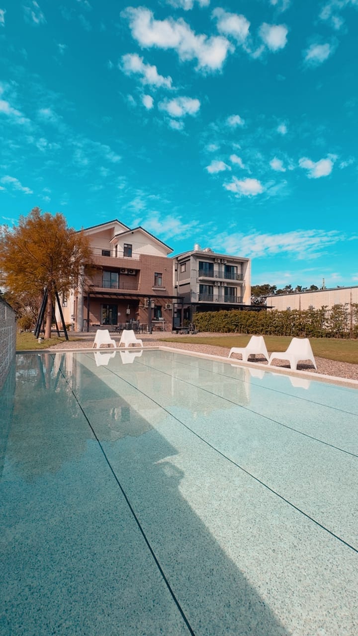 安農白宮•莊園•民宿-包棟共七房最多可住32人,請先看房源介紹,再洽詢預定 - Wulai District