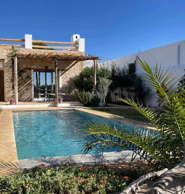 Villa Essaouira 3 Chambres Toit-terrasse Aménagé - Morocco