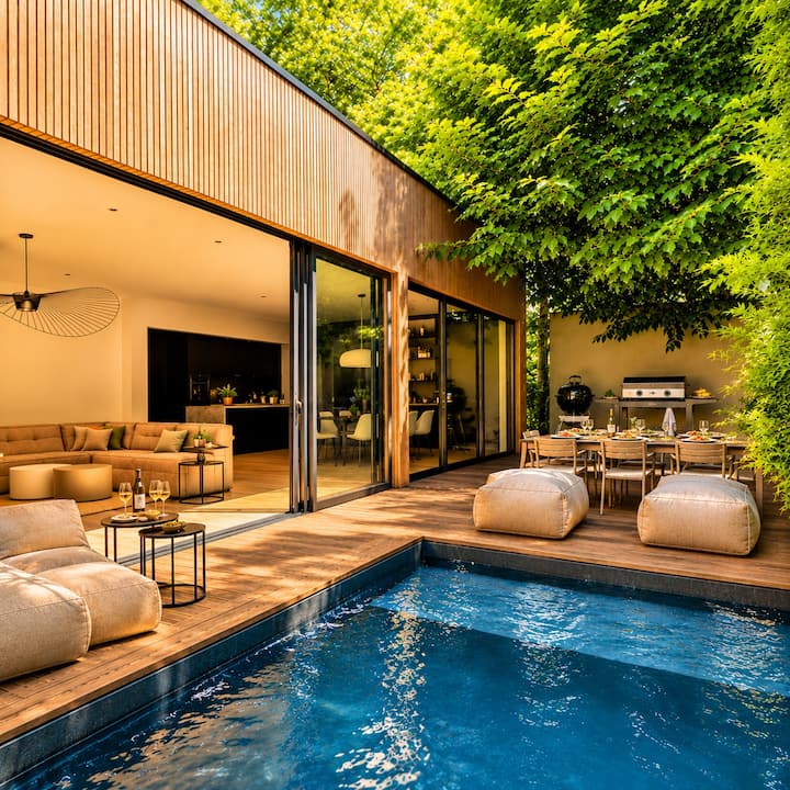 Villa Marie – Piscine & Jardin – Dijon Centre - Dijon