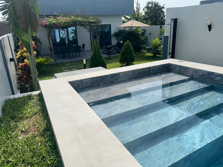 Villa Corin éQuipée Piscine Jardin 5 Mn De La Mer - Bénin