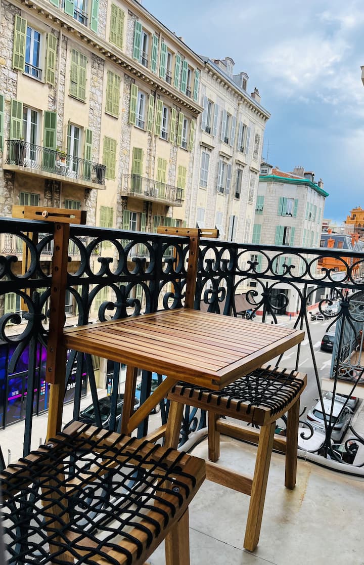 Centre-ville Quartier Lepante, 2 Ch Au Calme, Ac - Nice