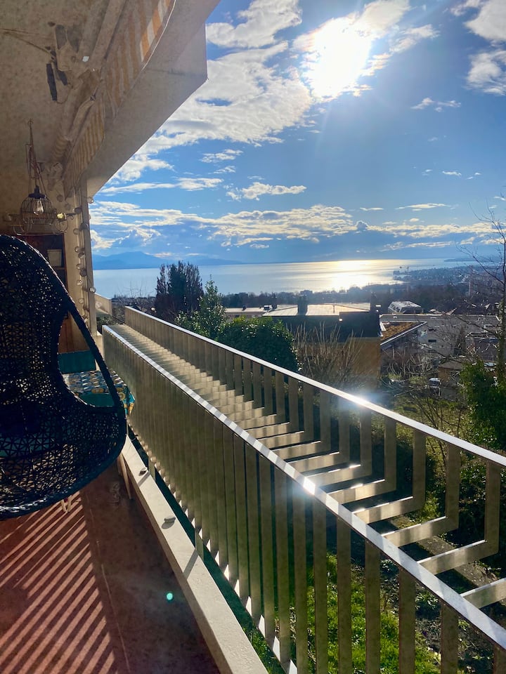 Havre De Paix Avec Jardin Et Vue - Lausanne