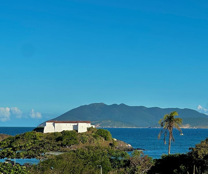 Pé N’areia Praia Do Forte-vista Mar Conforto 4 Qts - Cabo Frio