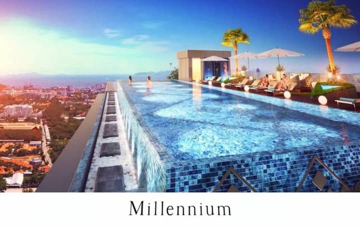 092~在这里开启你的芭提雅浪漫之旅吧/拎包入住/距离海边步行街约1公里，步行可达 - Pattaya City