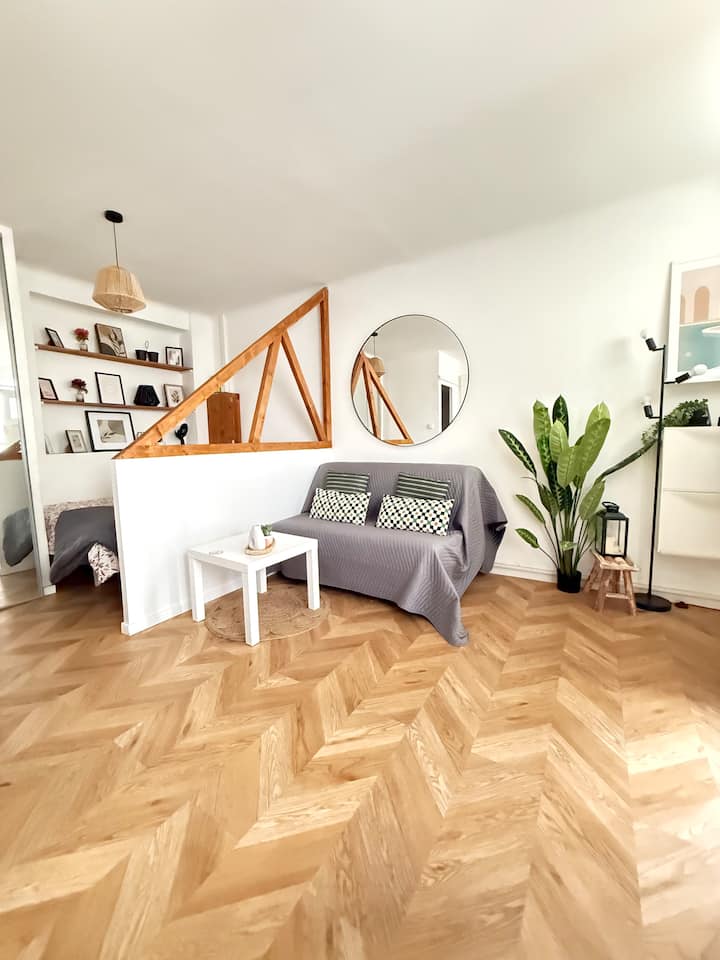 Appartement Cosy Extérieur & Climatisation - セート