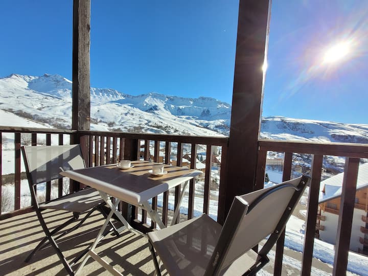 Appart. Vue Montagne 4/6 Personnes - Saint-François-Longchamp