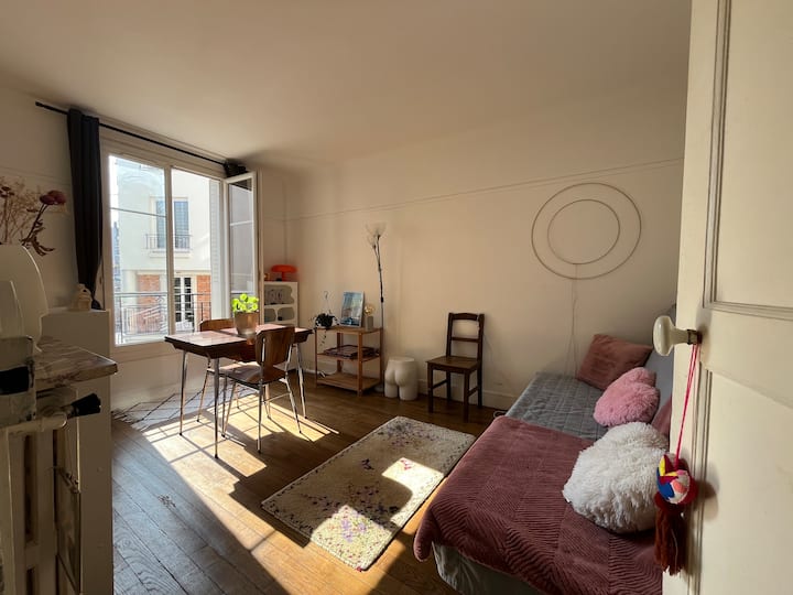 Butte Aux Cailles | Studio Lumineux | Calme - Gare de Lyon