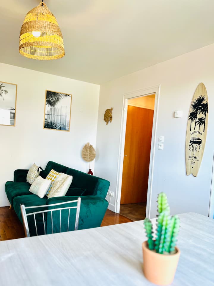 Le Côte Ouest - Appartement 2 Chambres Avec Garage - Dijon