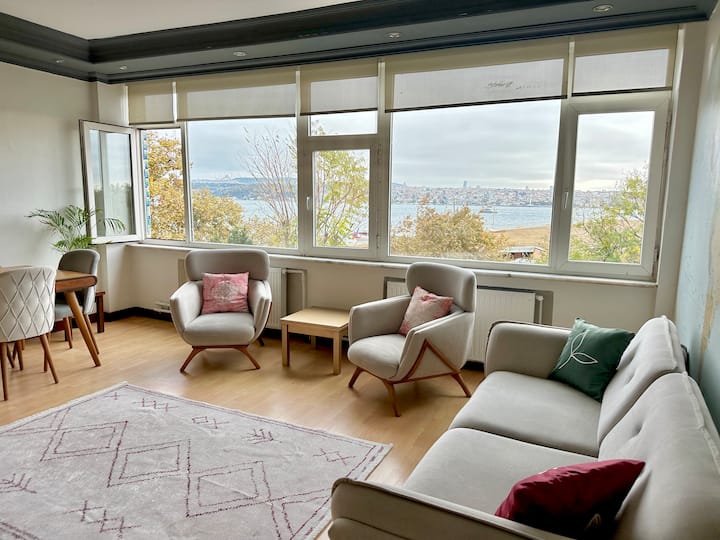 Panoramik Deniz Manzaralı Daire - Şişli