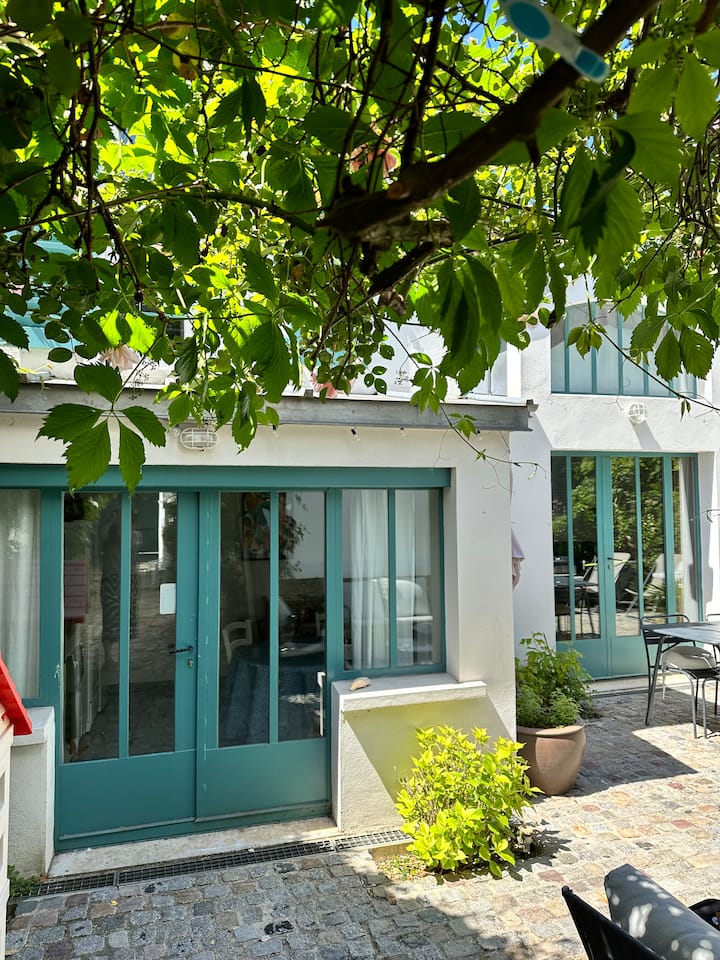 Petite Maison Calme Fond Jardin Climatisée - Bois-Colombes