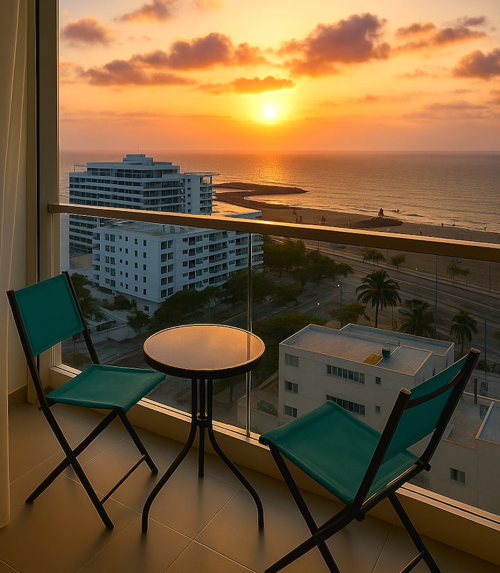 Apto En Cartagena Con Grandiosos Atardeceres - Cartagena