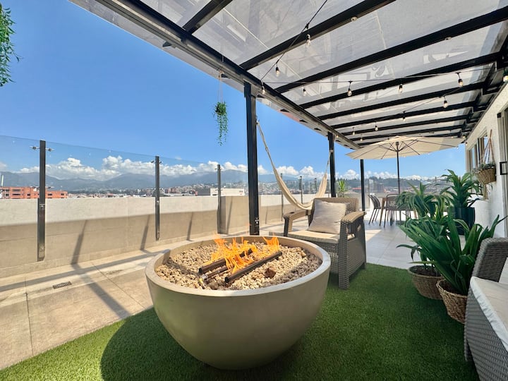 3br Penthouse: Epic Views+safety 24/7+top Location - Cuenca