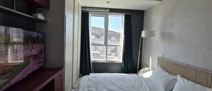 남포동 중심지, 고급스럽고 세련된 레지던스퀸1,쇼파베드2 - Busan