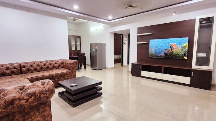 Perfect 2bhk Near Aig Orr Care Crescent Stays - Hyderabad