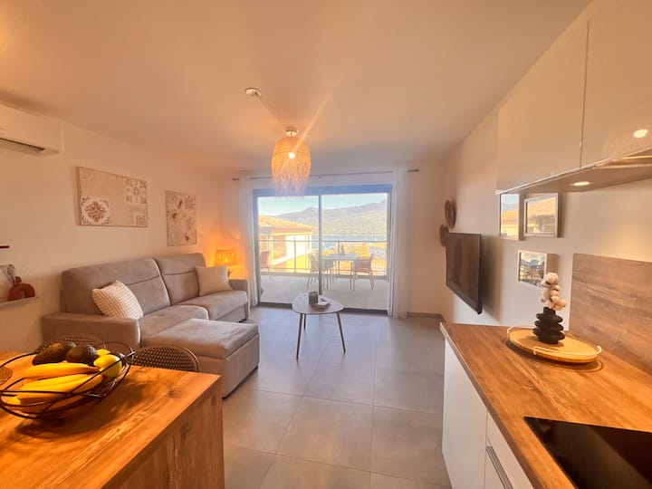 !Cosy Chic! 4pers Vue Mer - Plage Et Centre Ville - Belvédère-Campomoro