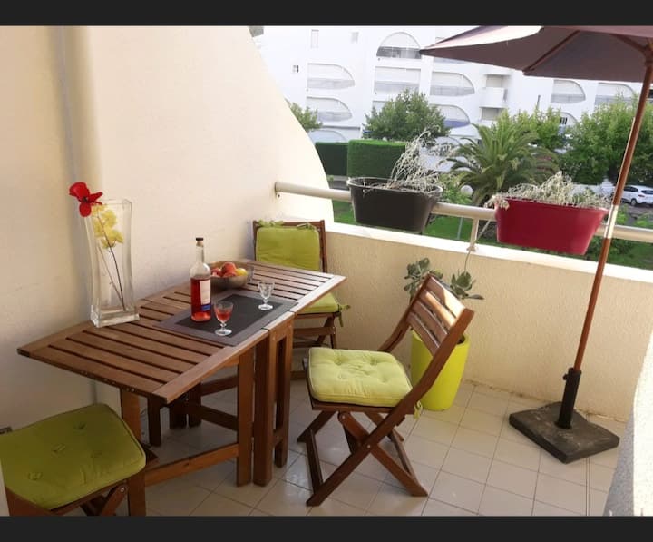 Studio Cabine+garage Proche Mer 400m - La Grande-Motte