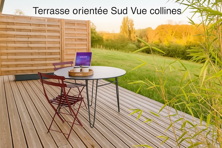 Cocon Nature Vue Collines • Jardin&terrasse • Clim - Cusset