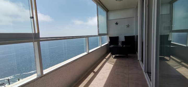 Puesta De Sol, Familiar Piso 18 - Concón