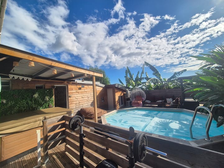 Maison 5ch Avec Piscine Chauffée, Jacuzzi - Réunion
