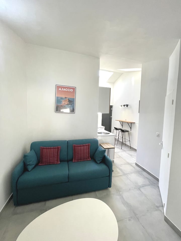 Studio Vielle Ville Rue Piétonne Parking Plage - Ajaccio