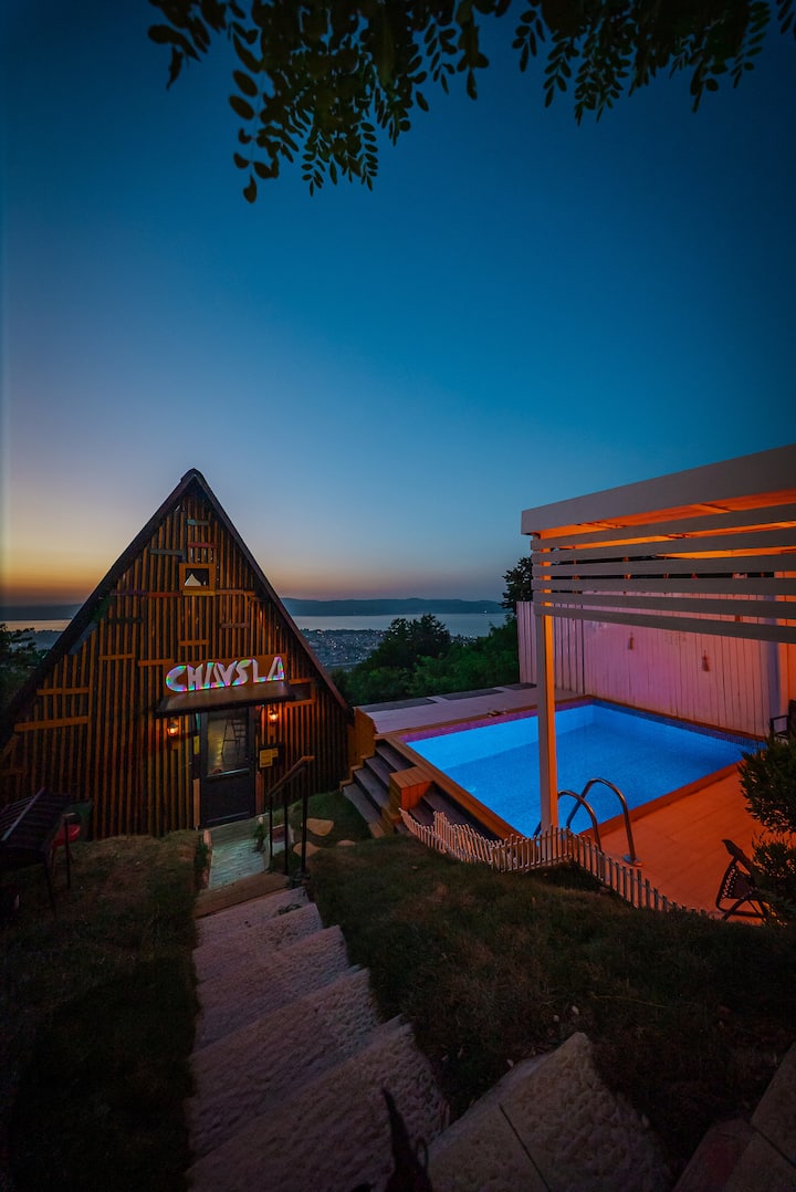 ~Havuz ıSıtma Chavslabungalov Jakuzi Göl Manzarası - Sapanca